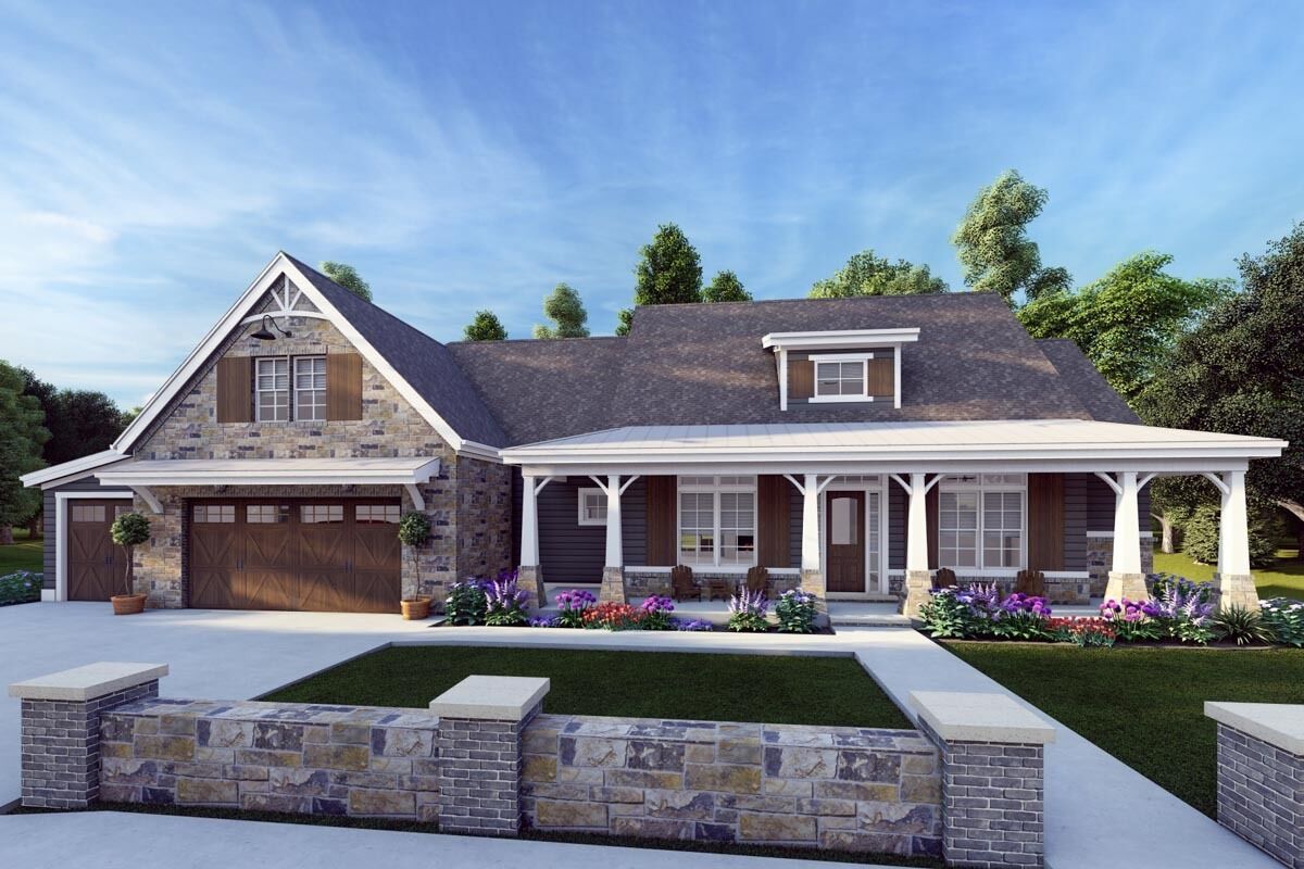 The Homestead Dream - A Rustic 2,593 S.F. Craftsman Home with Room to ...