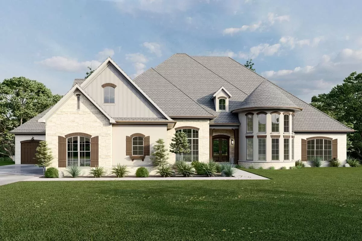 Small French Country Luxury House Plan Luxury French Country Chateau