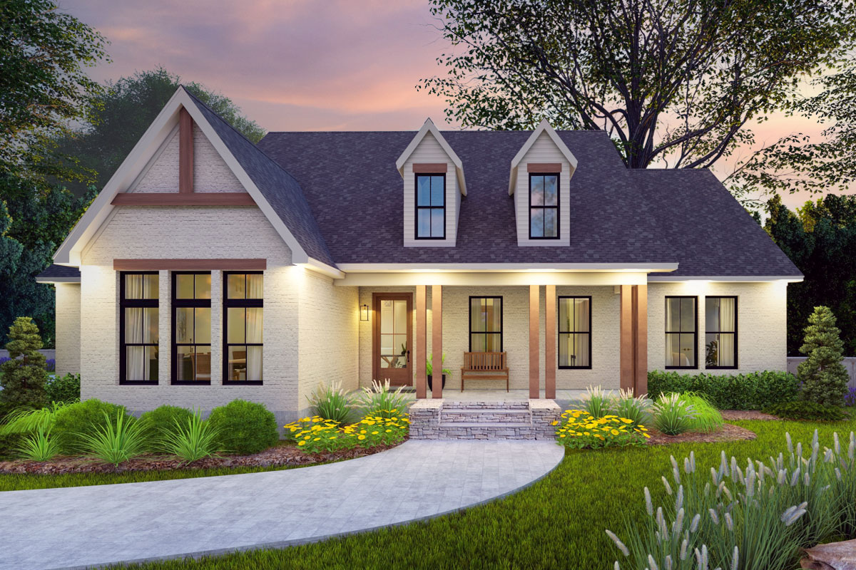 3-Bedroom Modern Farmhouse with Vaulted Great Room - 2112 Sq Ft (Floor ...