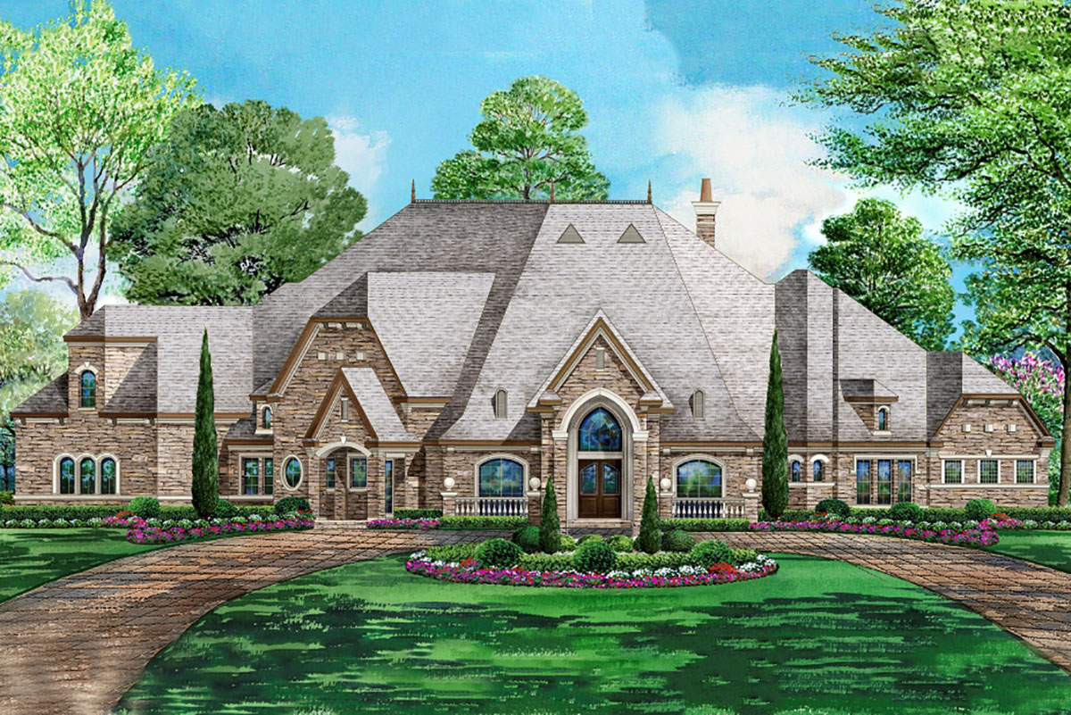 Grandeur with Central Rotunda (Floor Plan) - Luxe Dreamer